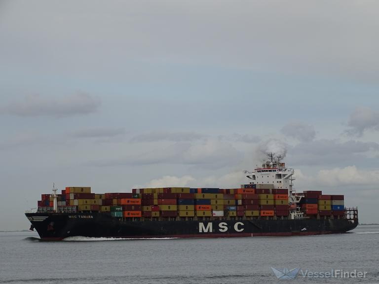 MSC TAMARA, Container Ship - Gemi detayları ve güncel harita konumu - IMO 9351579 - VesselFinder