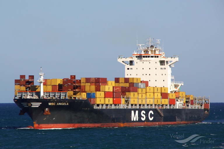 MSC ANGELA, Container Ship - Details and current position - IMO 9351593 ...