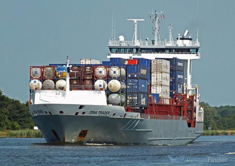 DINA TRADER, Container Ship - Details and current position - IMO ...