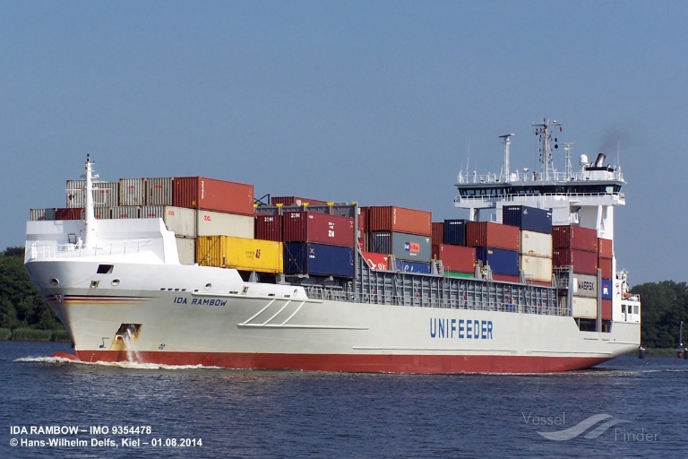 IDA RAMBOW, Container Ship - Scheepsdetails en huidige positie - IMO ...