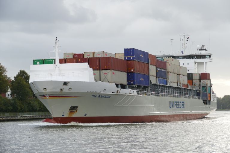 IDA RAMBOW, Container Ship - Details and current position - IMO 9354478 ...