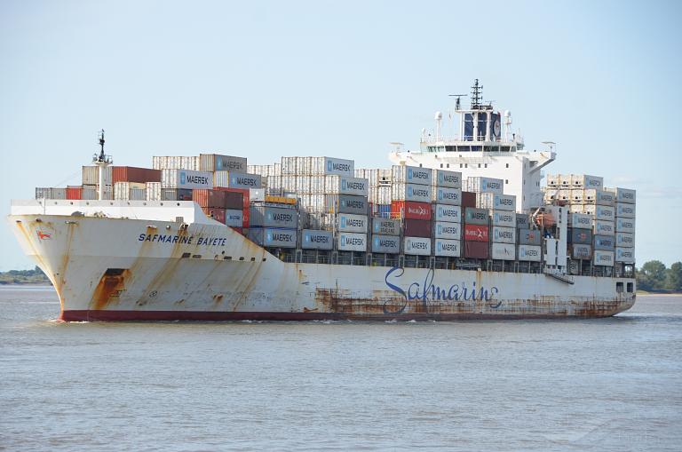 SAFMARINE BAYETE, Container Ship - Detalles del buque y posición actual ...