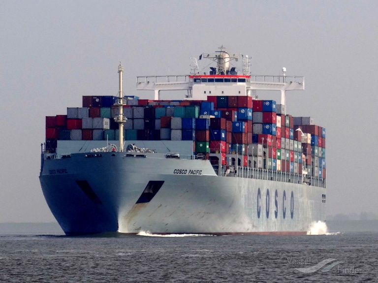 COSCO PACIFIC, Container Ship - Details and current position - IMO ...