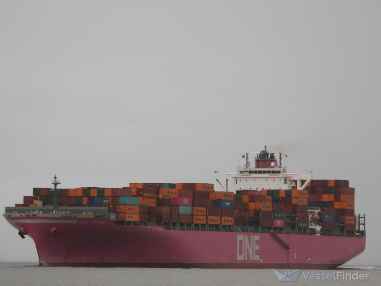 ONE TRITON, Container Ship - Details and current position - IMO 9356713 ...