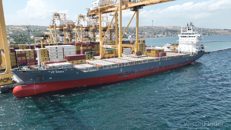 EF EMIRA, Container Ship - Details and current position - IMO 9357810 ...