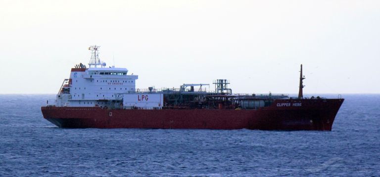 CLIPPER HEBE, LPG Tanker - Dettagli della nave e posizione attuale ...
