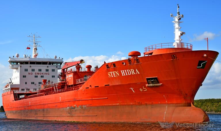 STEN HIDRA, Chemical/Oil Products Tanker - Details and current position ...