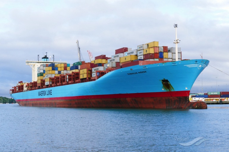 GUNHILDE MAERSK, Container Ship - Details and current position - IMO ...