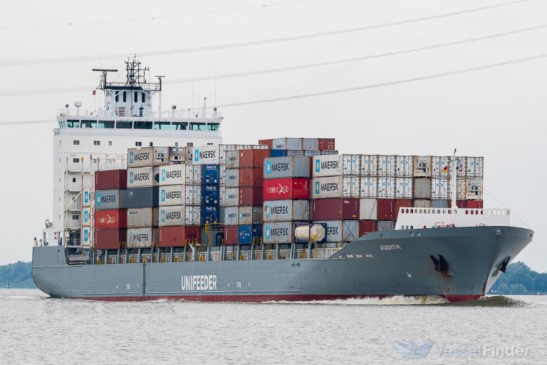 JUDITH, Container Ship - Details and current position - IMO 9359260 ...