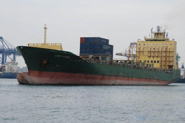 CAPE FERROL, Container Ship - Details and current position - IMO ...
