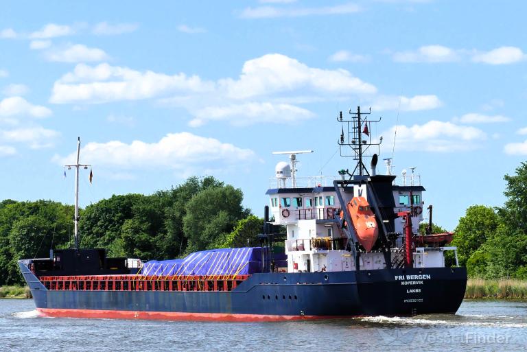 FRI BERGEN, General Cargo Ship - Details and current position - IMO ...