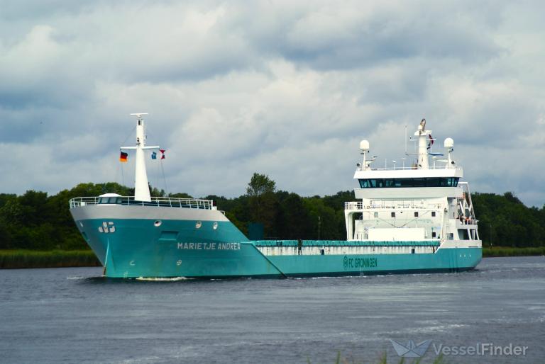 MARIETJE ANDREA, General Cargo Ship - Scheepsdetails en huidige positie ...
