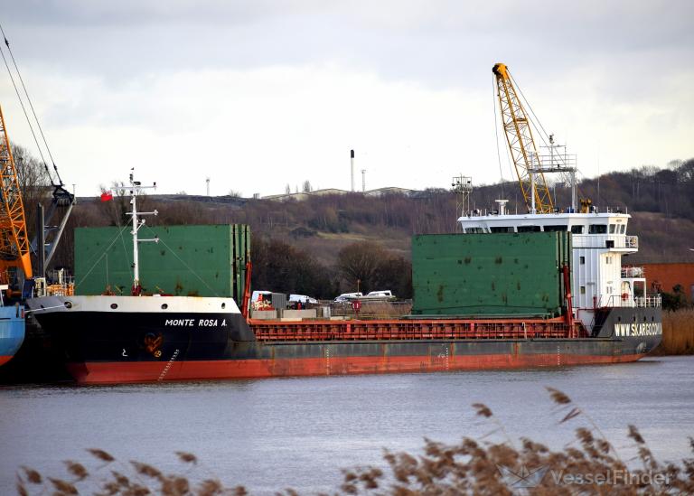 MONTE ROSA A., General Cargo Ship - Details and current position - IMO ...