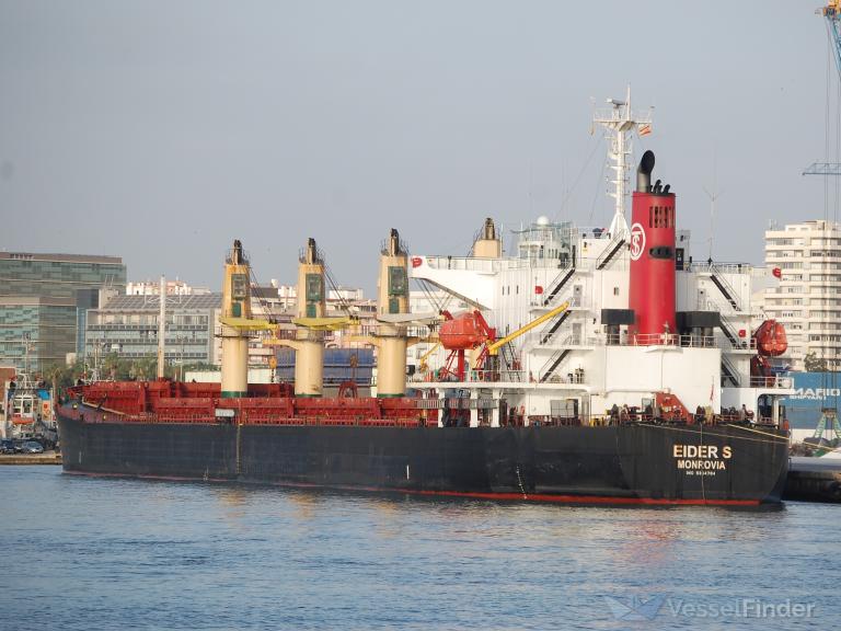 EIDER S, Bulk Carrier - Detalles del buque y posición actual - IMO ...