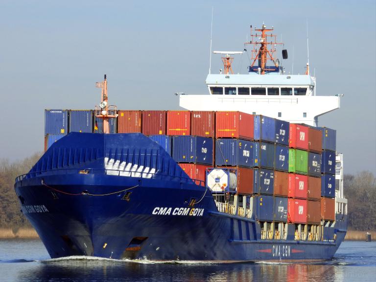 CMA CGM GOYA, Container Ship - Details and current position - IMO ...