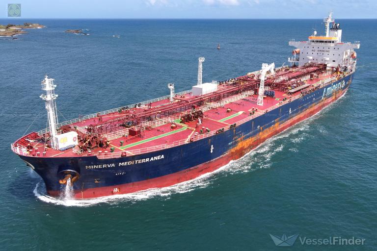 MINERVA MEDITERRANEA, Oil Products Tanker - Details and current ...