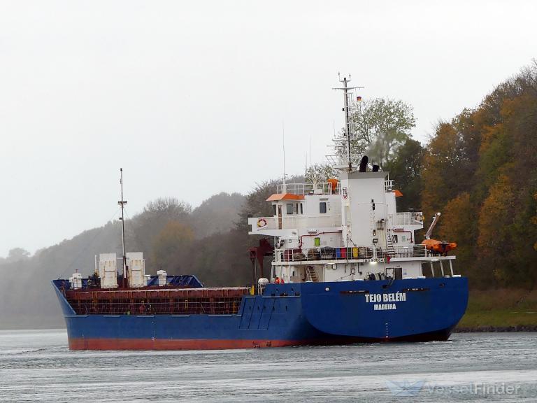 TEJO BELEM, General Cargo Ship - Skibsdetaljer og nuværende position - IMO 9368417 - VesselFinder