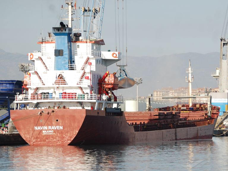 NAVIN RAVEN, General Cargo Ship - Details and current position - IMO ...