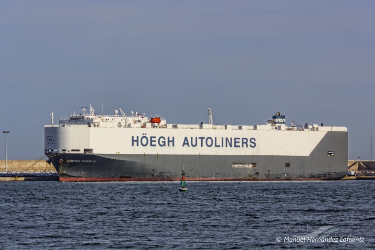HOEGH MANILA, Vehicles Carrier - Details and current position - IMO ...