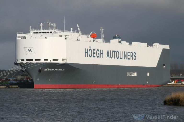 HOEGH MANILA, Vehicles Carrier - Details and current position - IMO ...