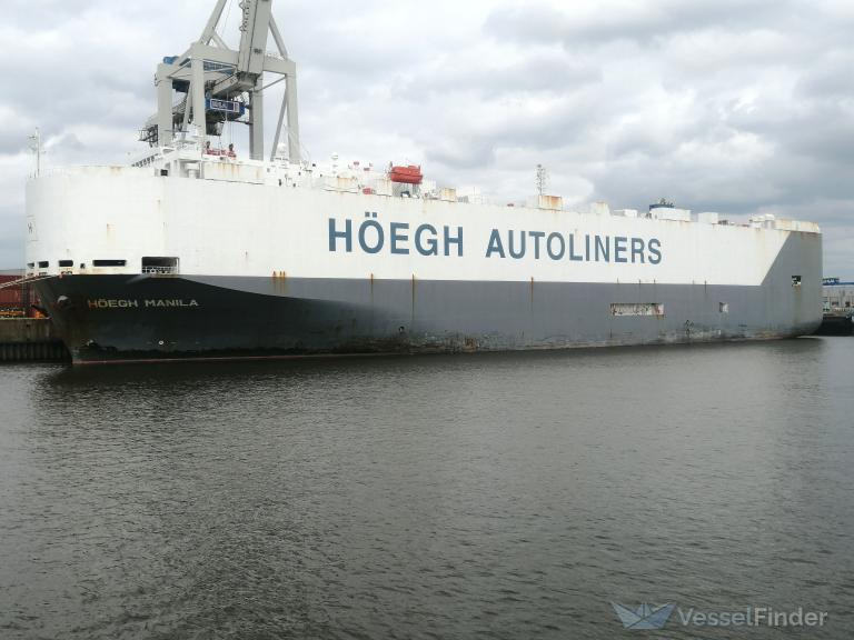 HOEGH MANILA, Vehicles Carrier - Details and current position - IMO ...