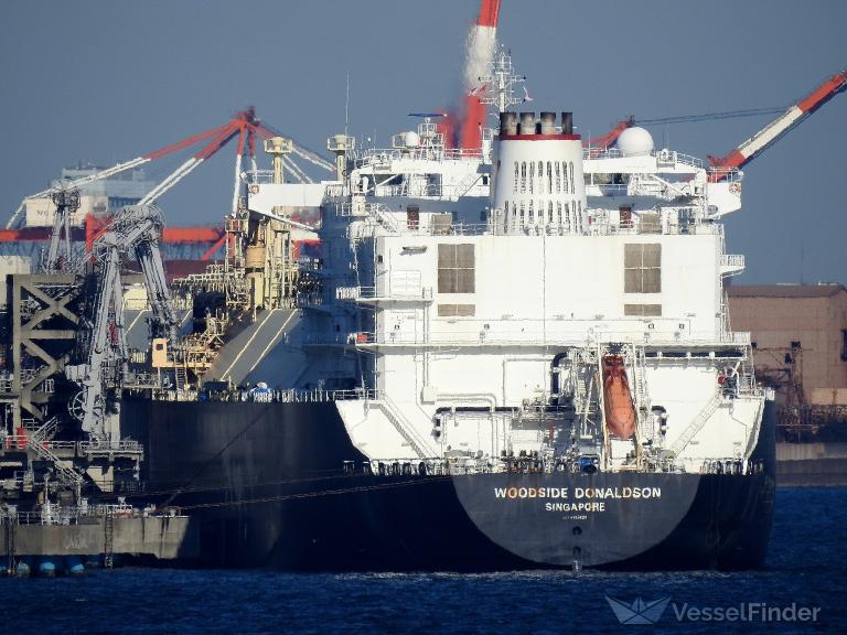 WOODSIDE DONALDSON, LNG Tanker - Details and current position - IMO ...