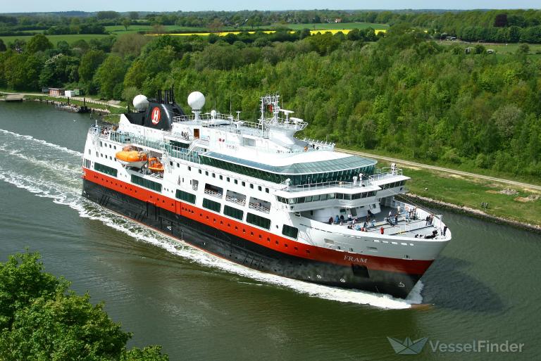 FRAM, Passenger (Cruise) Ship - Scheepsdetails en huidige positie - IMO 9370018 - VesselFinder