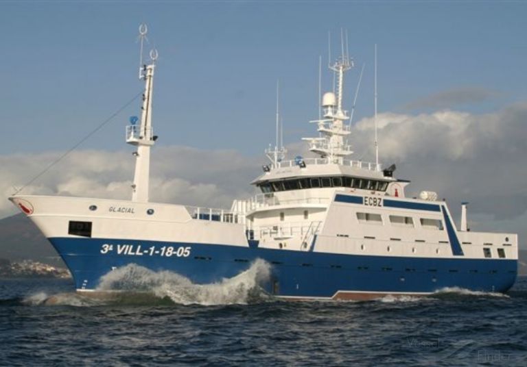 GLACIAL, Fishing Vessel - Details and current position - IMO 9372157 ...