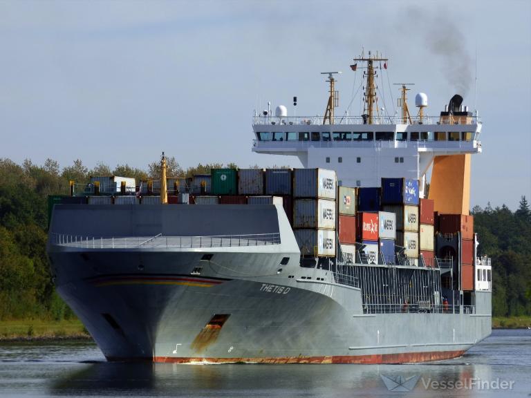 THETIS D, Container Ship - Details and current position - IMO 9372274 ...