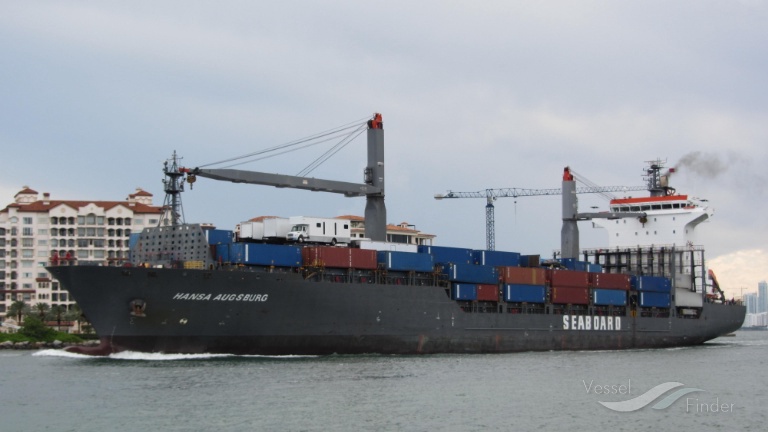 MV HANSA AUGSBURG, Container Ship - Details and current position - IMO ...