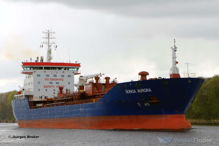 SONGA AURORA, Chemical/Oil Products Tanker - Details and current ...