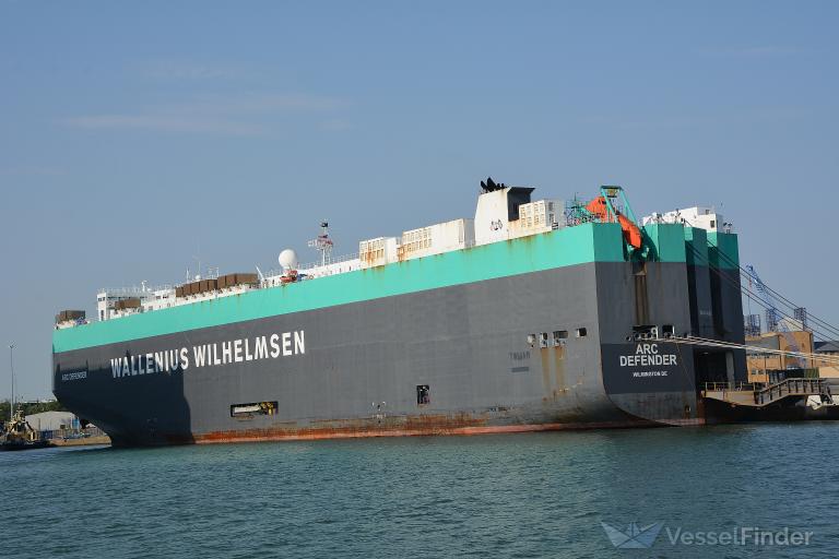 ARC DEFENDER, Vehicles Carrier - Данные судна и текущее положение - IMO ...