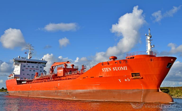 STEN SUOMI, Chemical/Oil Products Tanker - Details and current position - IMO 9378723 - VesselFinder