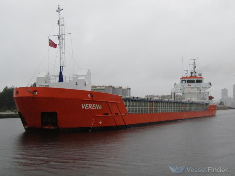 VERENA, General Cargo Ship - Details and current position - IMO 9387322 ...