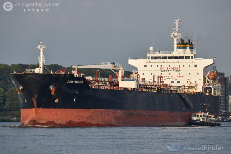 OCEAN PRINCESS I, Chemical/Oil Products Tanker - Details and current ...