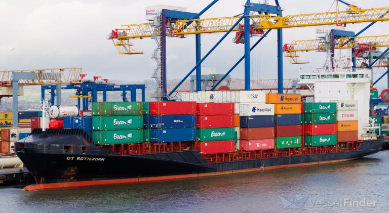 CT ROTTERDAM, Container Ship - Details and current position - IMO ...