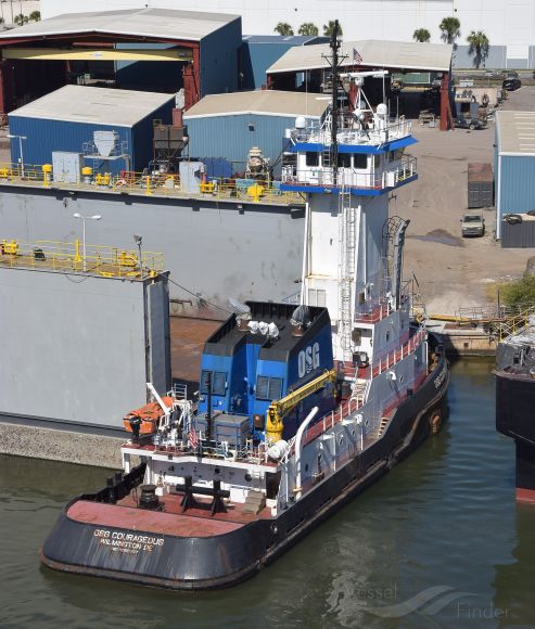 OSG COURAGEOUS, Pusher Tug - Details and current position - IMO 9395707 ...