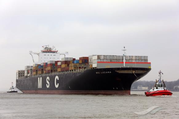 MSC LUCIANA, Container Ship - Dane statku i aktualna pozycja - IMO ...