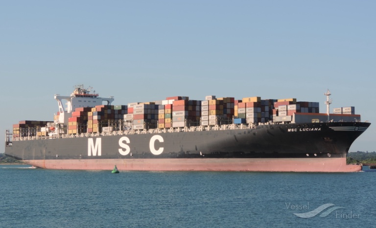 MSC LUCIANA, Container Ship - Dettagli della nave e posizione attuale ...