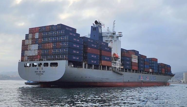 WAN HAI 521, Container Ship - Detalles del buque y posición actual ...