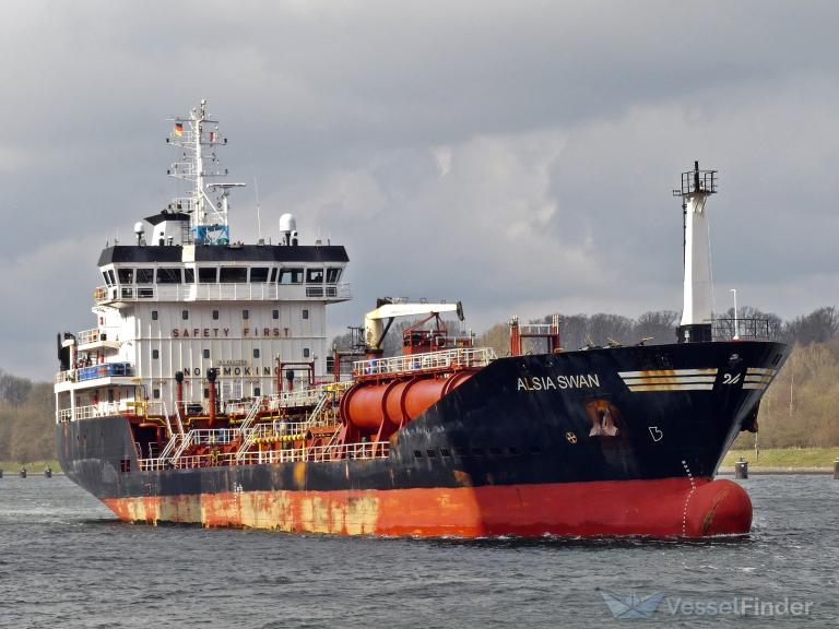 ALSIA SWAN, Chemical/Oil Products Tanker - Details and current position ...