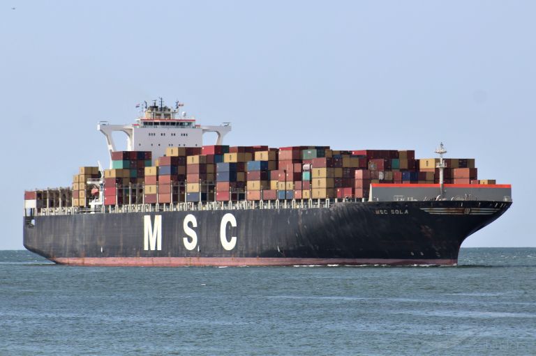 MSC SOLA, Container Ship - Details and current position - IMO 9401104 ...