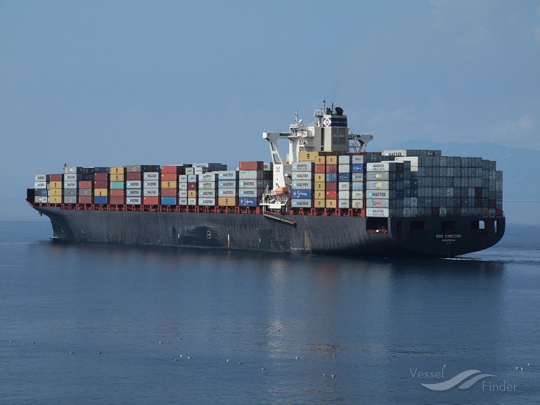 RDO CONCORD, Container Ship - Skibsdetaljer og nuværende position - IMO ...
