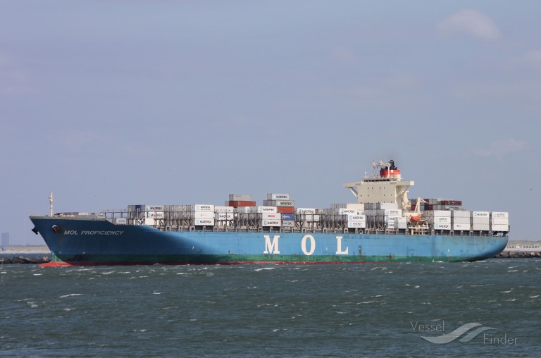 MOL PROFICIENCY, Container Ship - Details and current position - IMO ...