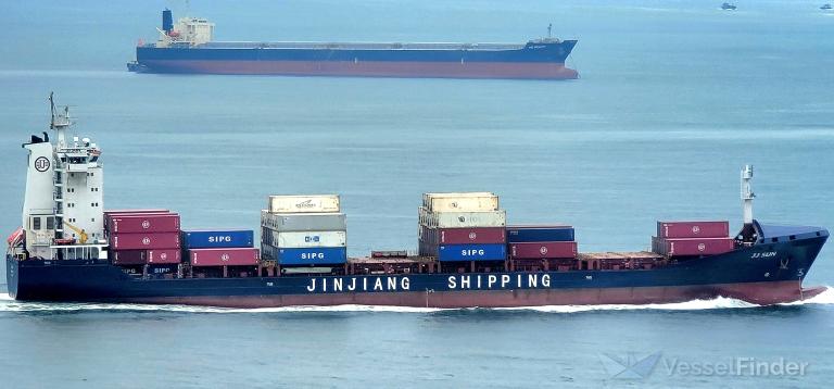JJ SUN, Container Ship - Details and current position - IMO 9406831 ...
