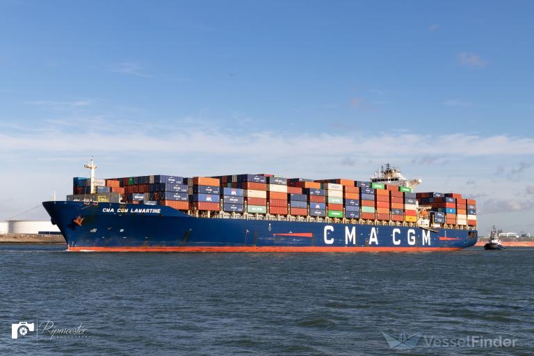 CMA CGM LAMARTINE, Container Ship - Details and current position - IMO ...