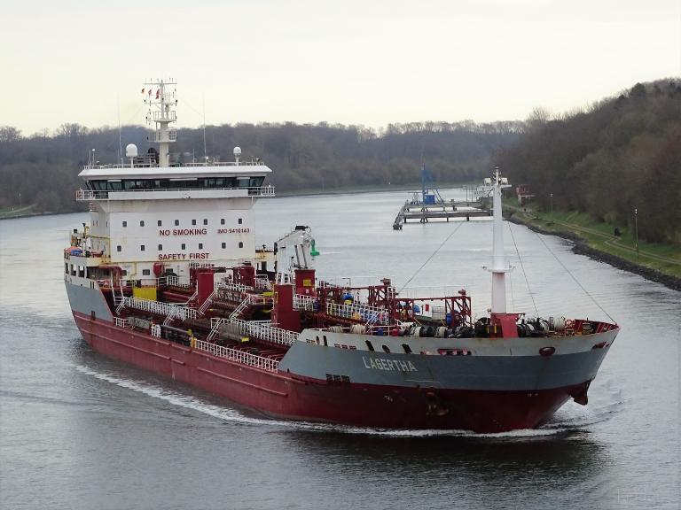 LAGERTHA, Chemical/Oil Products Tanker - Detalles del buque y posición ...