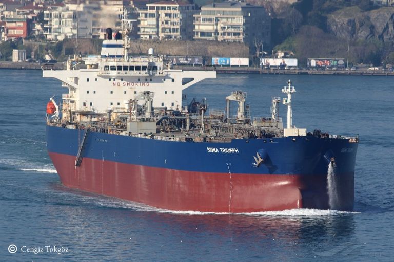 SIGMA TRIUMPH, Crude Oil Tanker - Details and current position - IMO ...