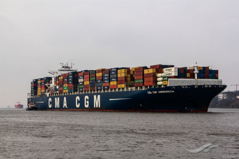 CMA CGM ANDROMEDA, Container Ship - Details and current position - IMO ...
