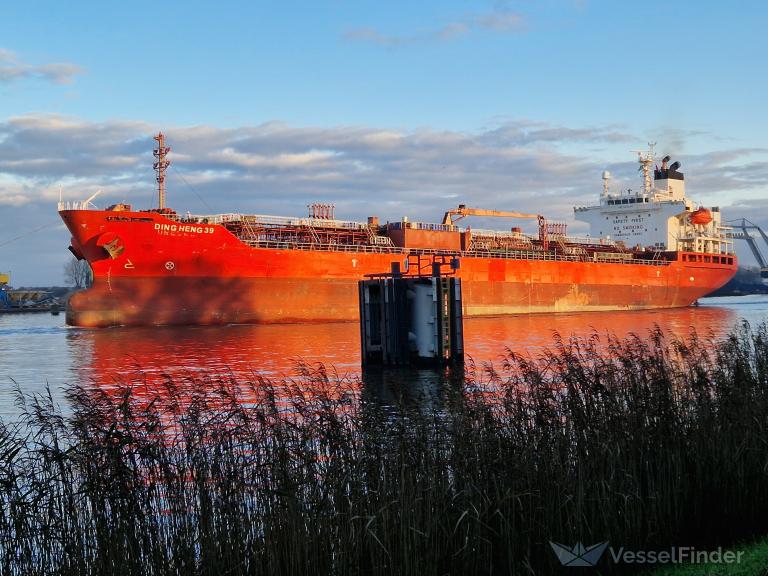 DING HENG 39, Chemical/Oil Products Tanker - Detalles del buque y ...